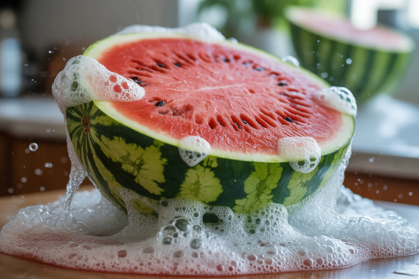 Pastèque qui mousse : tout savoir sur ce phénomène, ses dangers et ...
